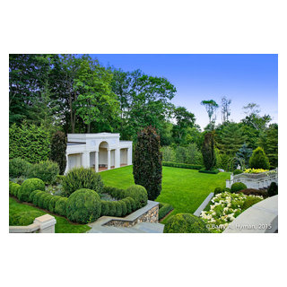 Ridgefield Guest House & Pool Pavilion - Classique - Jardin - New York ...