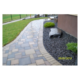 Rock Lake - Calgary - Estate Home Landscaping - Modern - Landscape ...