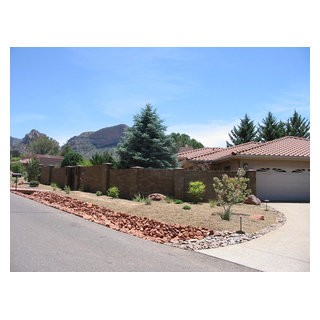 Rock lined drainage ditch - Contemporary - Landscape - Phoenix - by JSL ...