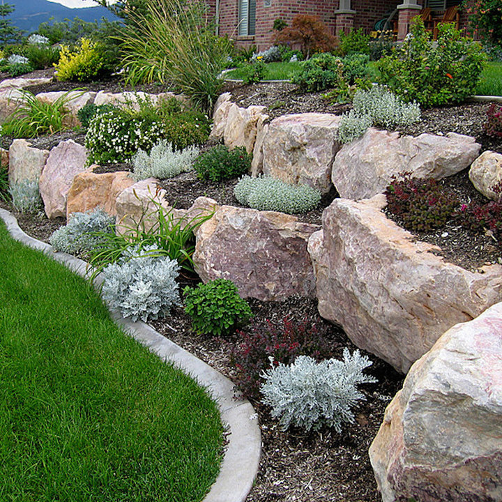 Rock Retaining Wall - Photos & Ideas | Houzz