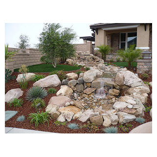 Rocky Stream - Landscape - Los Angeles - by JD Landscape Construction ...