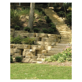 Rosetta Outcropping & Steps - Landscape - Indianapolis - by Estes ...