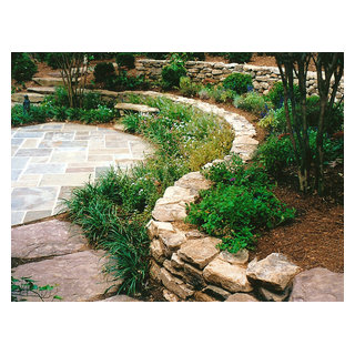 Rubble Retaining Wall - Traditional - Landscape - DC Metro - by Land ...