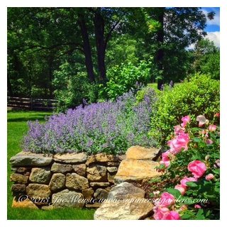 Rustic stone walls - Farmhouse - Landscape - New York - by User | Houzz