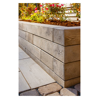 Rustic Style Wall - Rustic - Garden - Other | Houzz UK