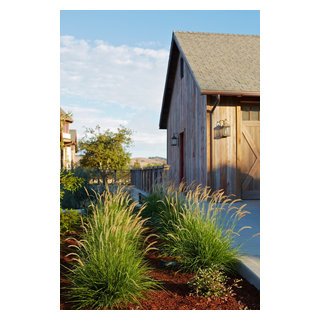 Rustic Wine Country Residence - Farmhouse - Landscape - Santa Barbara ...