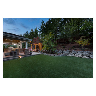 Sammamish Outdoor Living and Backyard Makeover - Transitional ...