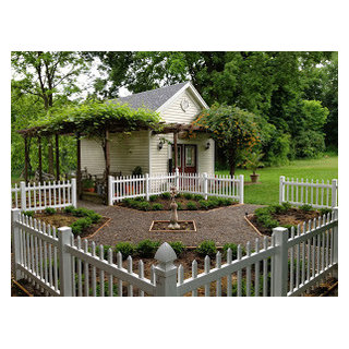 Shade Garden in a Colonial Traditional - Traditional - Garden - Other ...