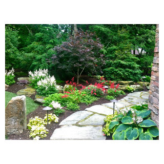 SHADE GARDEN WALKWAY - Rustic - Landscape - Cleveland - by Daniel's ...