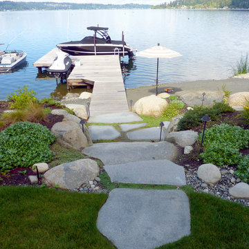 75 Blue Retaining Wall Landscape Ideas You'll Love - September, 2024 ...