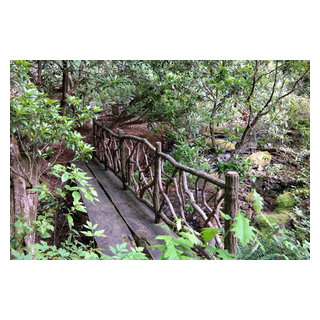 Simple Rustic Bridge - Rustic - Landscape - Other - by User | Houzz