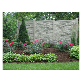 SimTek EcoStone simulated stone fencing - Craftsman - Landscape ...