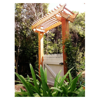 Small Arbor Over a Gate - Arts & Crafts - Garden - San Francisco - by ...