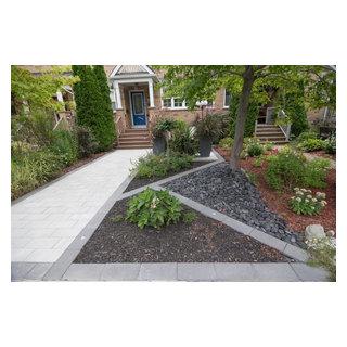 Small Front Yard - Jardin - Toronto - par Royal Stone Landscaping ...