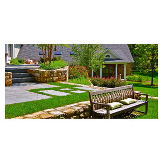 Spec home goes custom - Eclectic - Landscape - New York - by ...