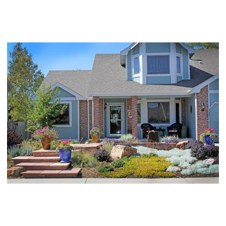 Staggered Brick Steps Entry - Klassisch - Garten - Denver - von Alpine ...