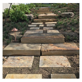 Steppers, Steps and Paths - Rustic - Landscape - Baltimore - by Quarry ...