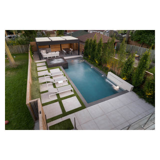 Stepping Stone Pool Deck - Contemporary - Landscape - Toronto - by ...