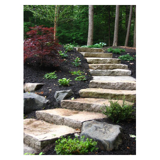 Steps + Walls - Traditional - Landscape - Portland Maine - by SITE ...