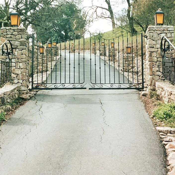Stone Entry Gate - Photos & Ideas | Houzz