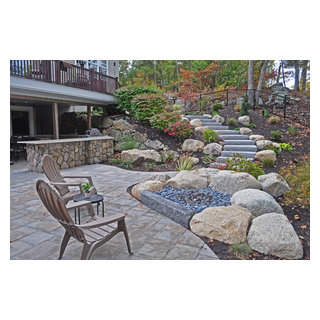 Stone Steps & Landings - Traditional - Landscape - Boston - by Seoane ...