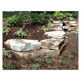 Stone, Stone, and More Stone - Traditional - Landscape - Detroit - by ...