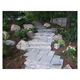 Stone, Stone, and More Stone - Traditional - Landscape - Detroit - by ...