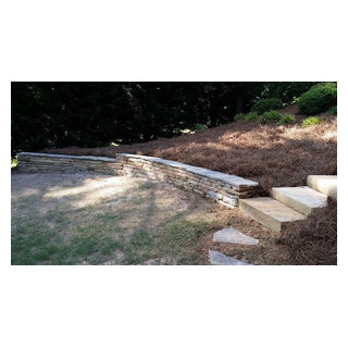 Stone Wall & Steps - Landscape - Atlanta - by Crescent Ridge Landscapes ...