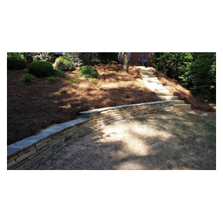 Stone Wall & Steps - Landscape - Atlanta - by Crescent Ridge Landscapes ...
