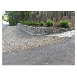 Stone Walls - Traditional - Landscape - Boston - by Creative Masonry ...