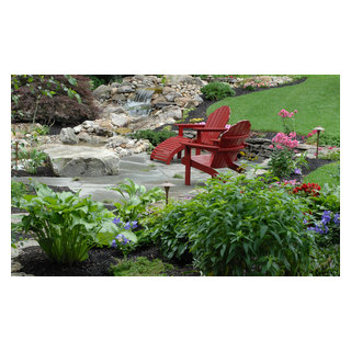 Stream & Pond Terrace - Traditional - Landscape - Boston - by Andover ...