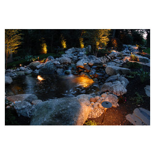 Stream & Pond Terrace - Traditional - Garden - Boston - by Andover ...