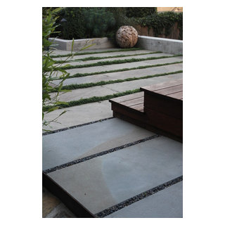 Terrace with planted joints - Modern - Landscape - San Francisco - by ...