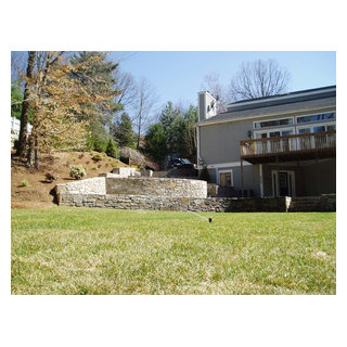 Terraced Landscaping, Walkways and Stairs, Patio - Traditional ...