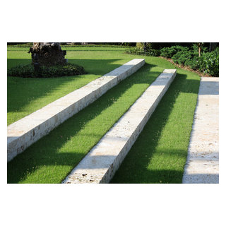 Terraced Lawn - Mediterranean - Landscape - Miami - by Krent Wieland ...