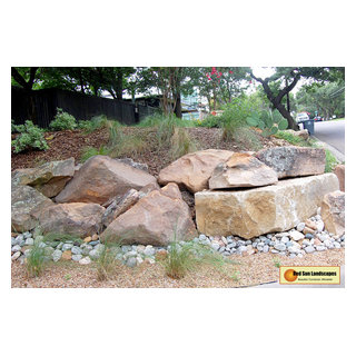 Texas Hill Country meets Modern - Rustic - Landscape - by Red Sun ...