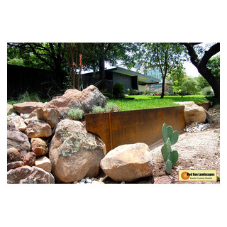 Texas Hill Country meets Modern - Rustic - Landscape - by Red Sun ...