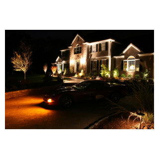 This Landscape and Lighting project Lites up in OVER DRIVE - Garden ...