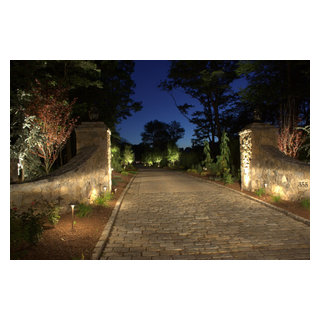 This Landscape and Lighting project Lites up in OVER DRIVE - Garden ...
