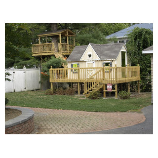 Treehouses, Ziplines and Playgrounds - Traditional - Landscape - New ...