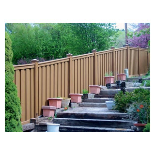 Trex Seclusions Composite Fencing - Transitional - Landscape - Los ...