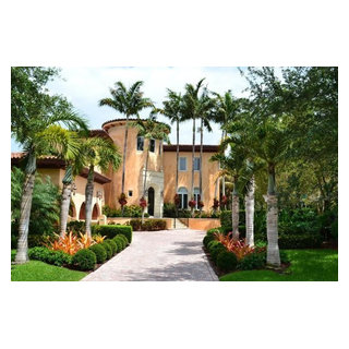 Tropical Entryway - Tropical - Landscape - Miami - by JK Design Custom ...