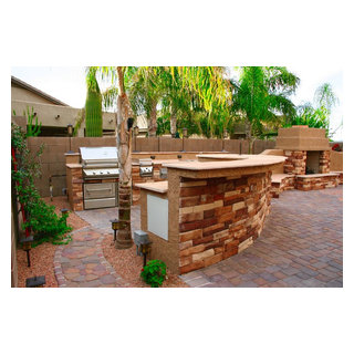 Tucson Outdoor Kitchens/BBQ Islands - Southwestern - Patio - Other - by ...