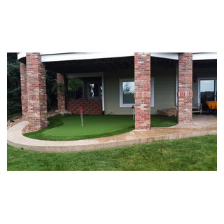 Under Deck Putting Green - Traditional - Landscape - Denver - by ...