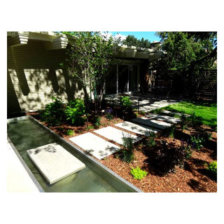 Unique Modern Landscape Steppers - Traditional - Landscape - Denver ...