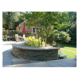Unique Serpentine Walls - Contemporary - Landscape - Baltimore - by ...