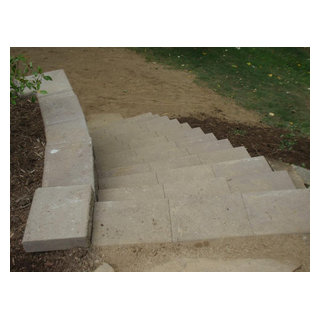 Versa-Lok Steps and Wall - Landscape - Other - by Bush Landscaping | Houzz