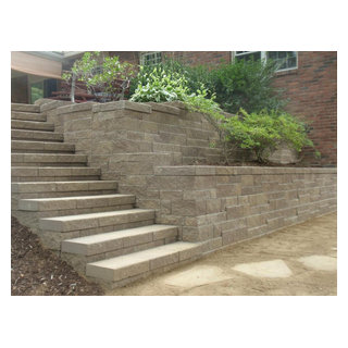 Versa-Lok Steps and Wall - Landscape - Other - by Bush Landscaping | Houzz