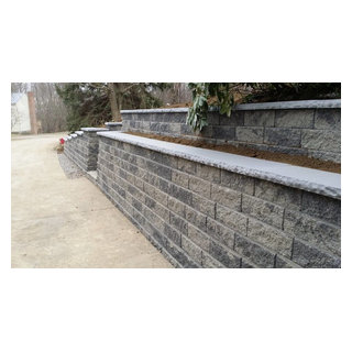 Versa Lok Wall and Rocka Steps - Modern - Landscape - Other - by User ...