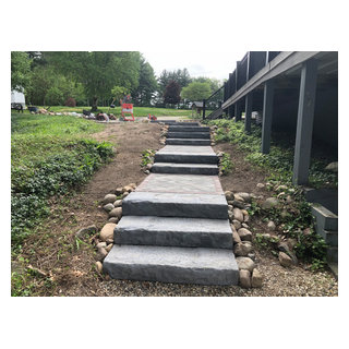 Vicksburg Area Rosetta Steps & Tumbled Paver Pathway - Landscape ...